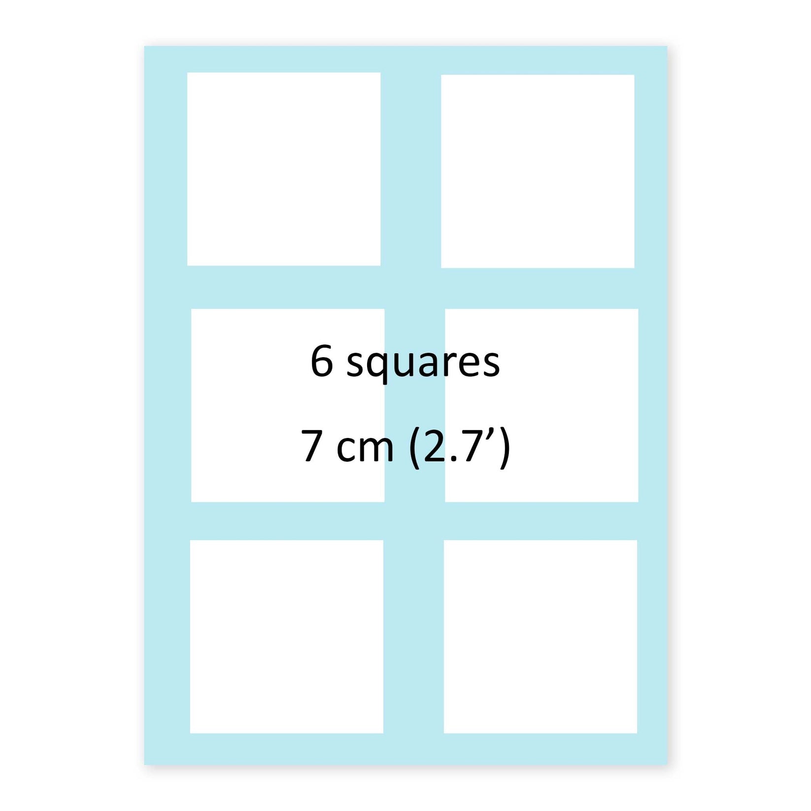 6 x 7 cm Square Cookie Custom Edible Icing Images – Prints On Cakes