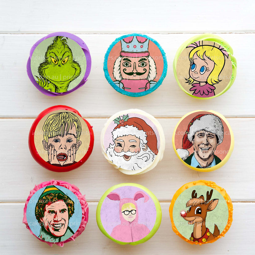Classic Christmas Movies Set – Pre-cut - Edible Icing Images – Prints ...