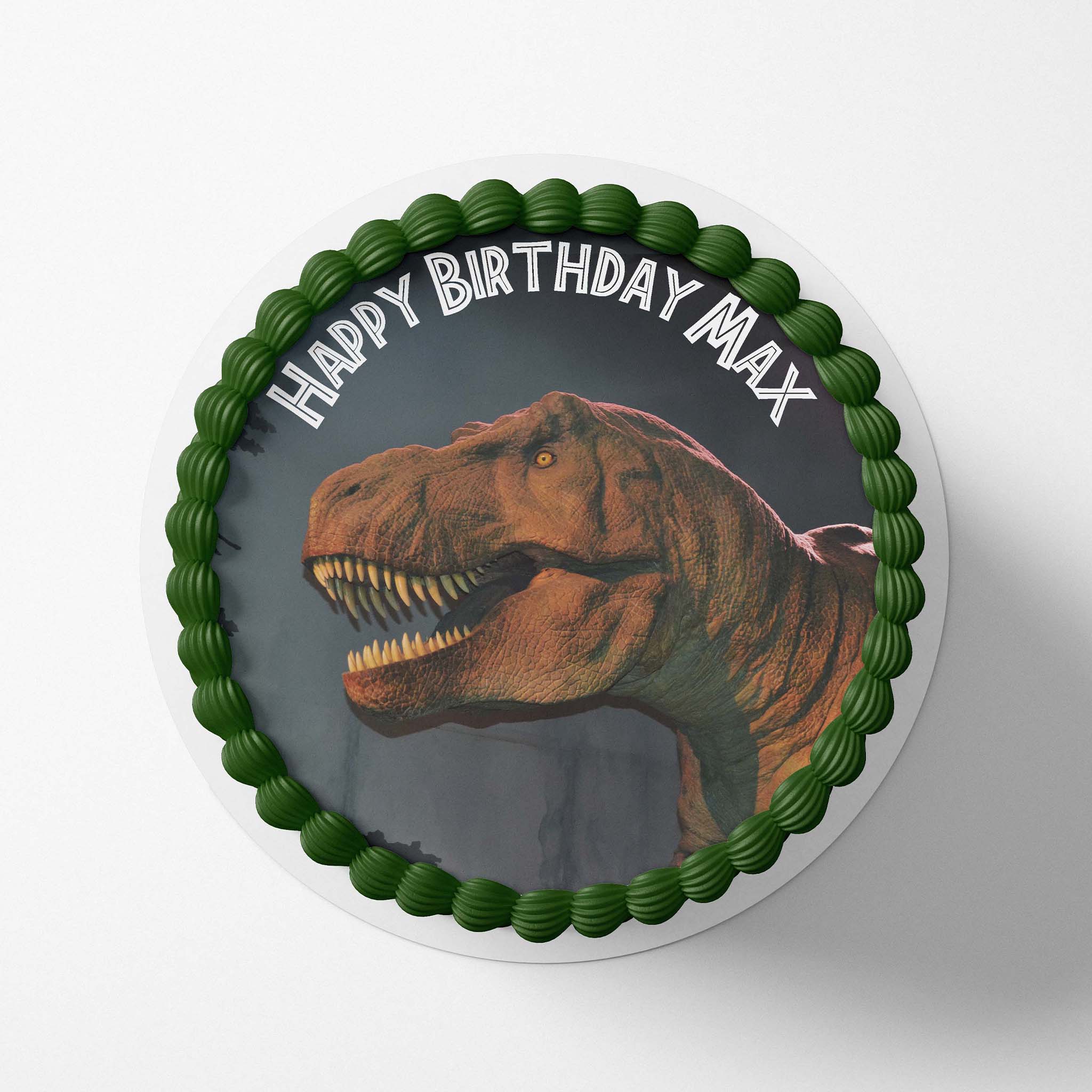 Dinosaur - Custom Edible Image toppers – Prints On Cakes