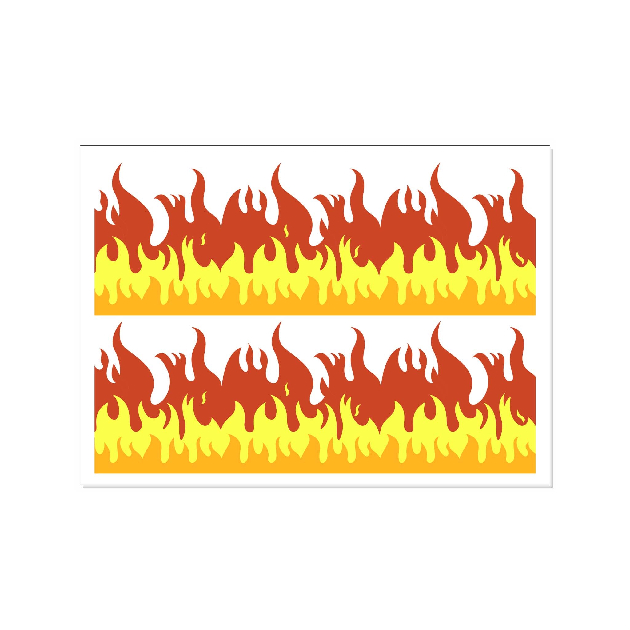 Fire Flames - Edible Icing Cake Wrap – Prints On Cakes