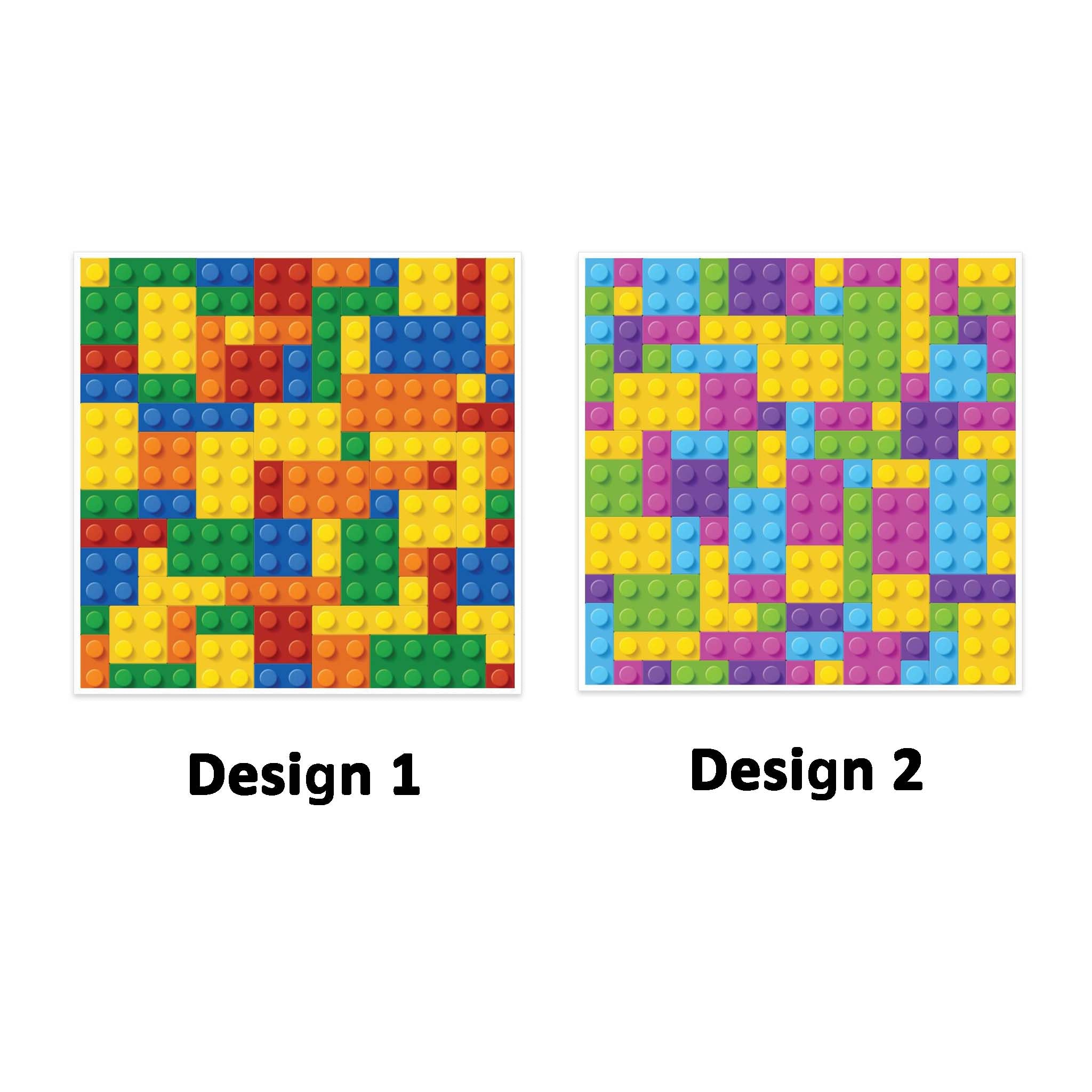 Lego Bricks inspired - Edible Icing Cake Wrap – Prints On Cakes