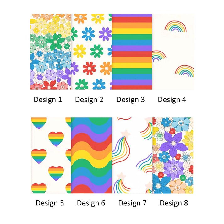 Rainbow Colours - Edible Icing Cake Wraps – printsoncakes