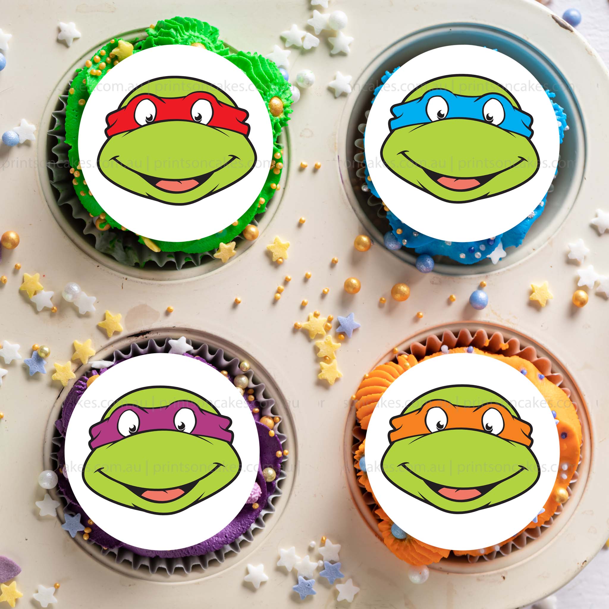 Teenage Mutant Ninja Turtles – Edible Icing Images – Prints On Cakes